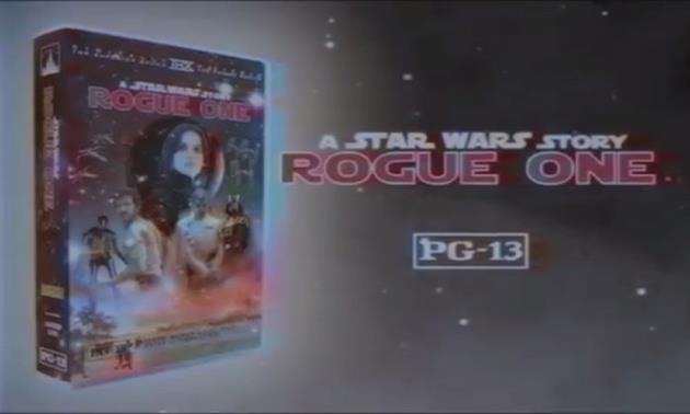 Star Wars Rogue One, bientôt disponible en VHS ! : Admirez la qualité ...